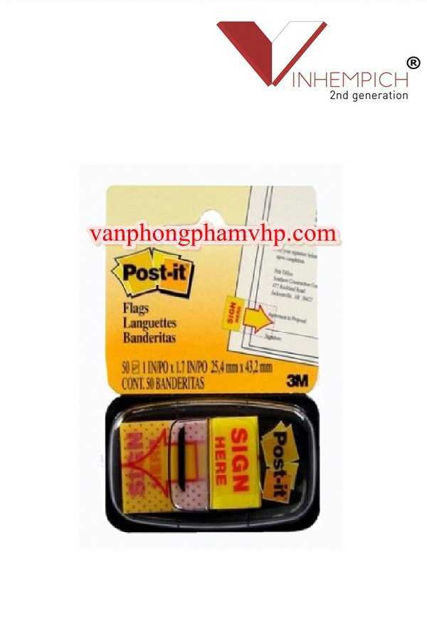 GIẤY NOTE TRÌNH KÝ SIGN HERE - VĂN PHÒNG PHẨM VINHEMPICH