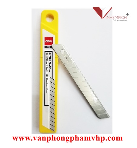 Lưỡi dao rọc giấy Deli 2012 - VĂN PHÒNG PHẨM VINHEMPICH